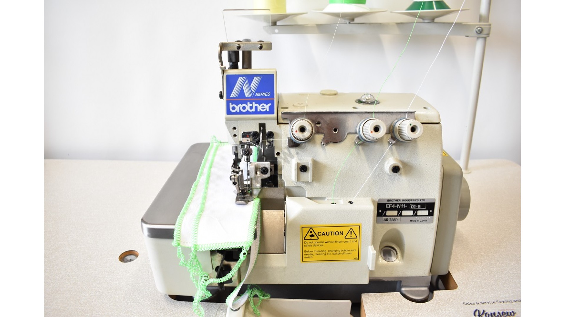 Buy Brother EF4-N11 N Series 3 thread overlock industrial sewing ...