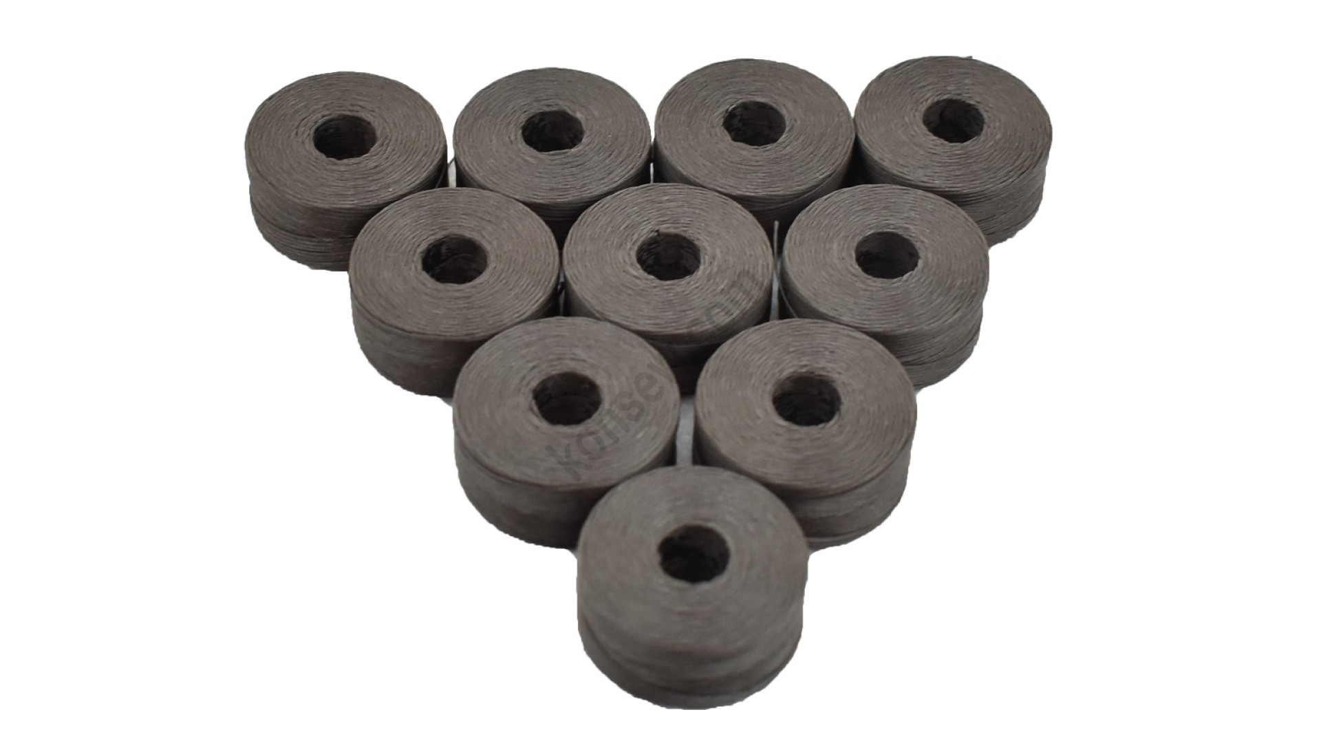 Buy Pre-wounded bobbins nylon thread size G Colour Grey NM40 in UK ...