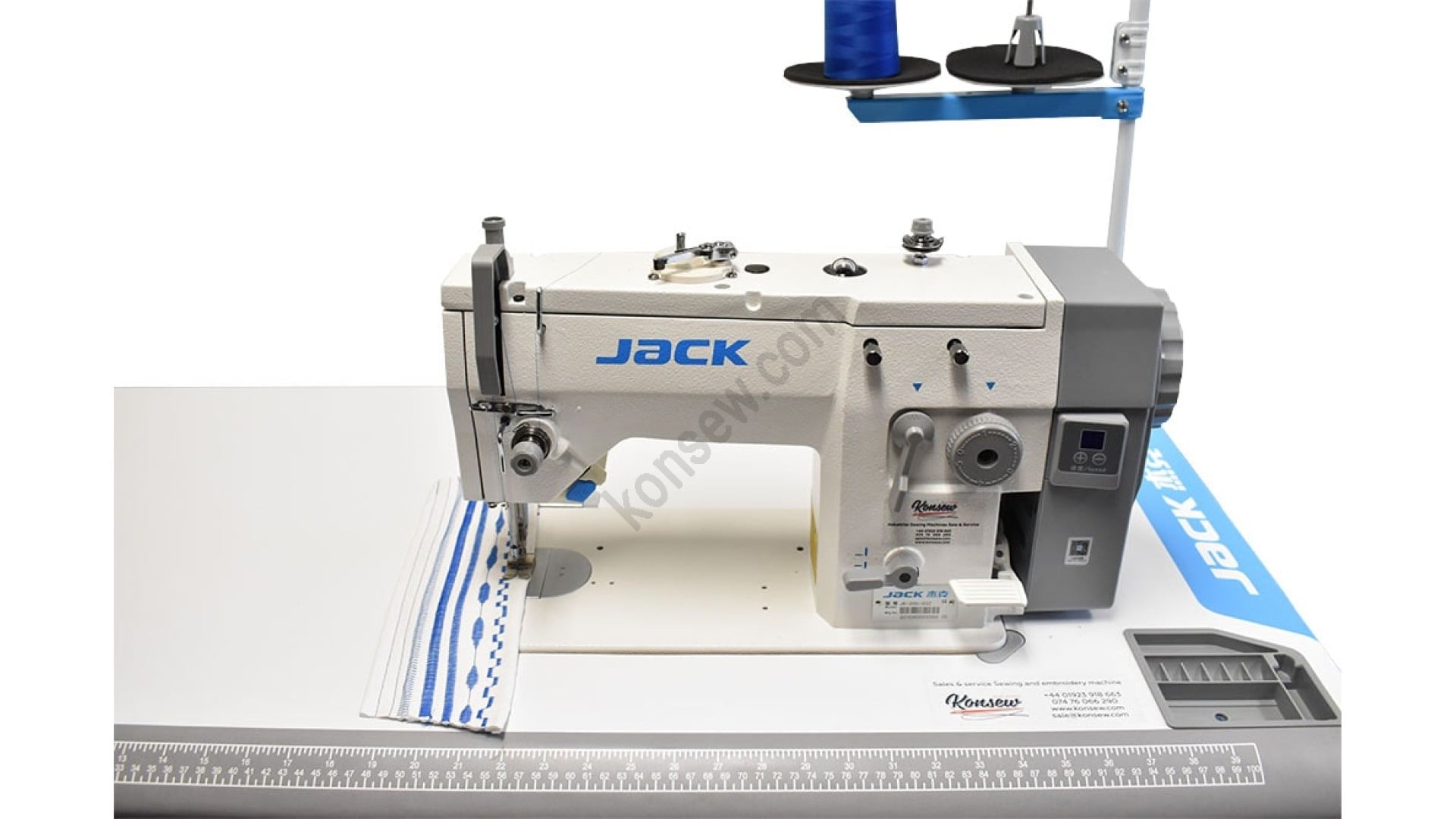 Buy Jack 20U-93Z Zig-zag direct drive industrial sewing machine in UK ...
