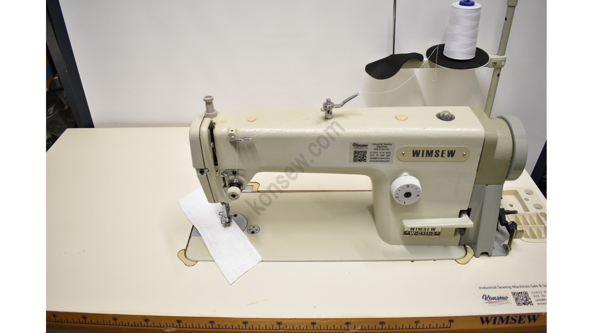 Buy Wimsew W-C111 Lockstitch straight stitch industrial sewing machine ...