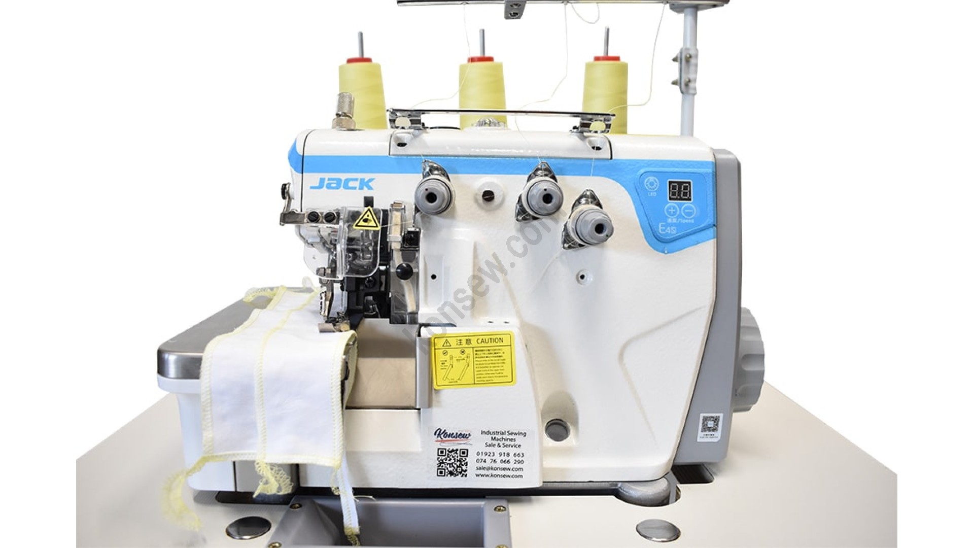 Buy JACK E4 3 Thread overlock sewing machine (Direct Drive) with small ...