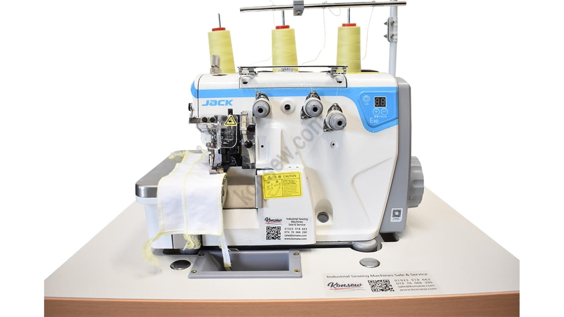 Buy JACK E4 3 Thread overlock sewing machine (Direct Drive) with small ...