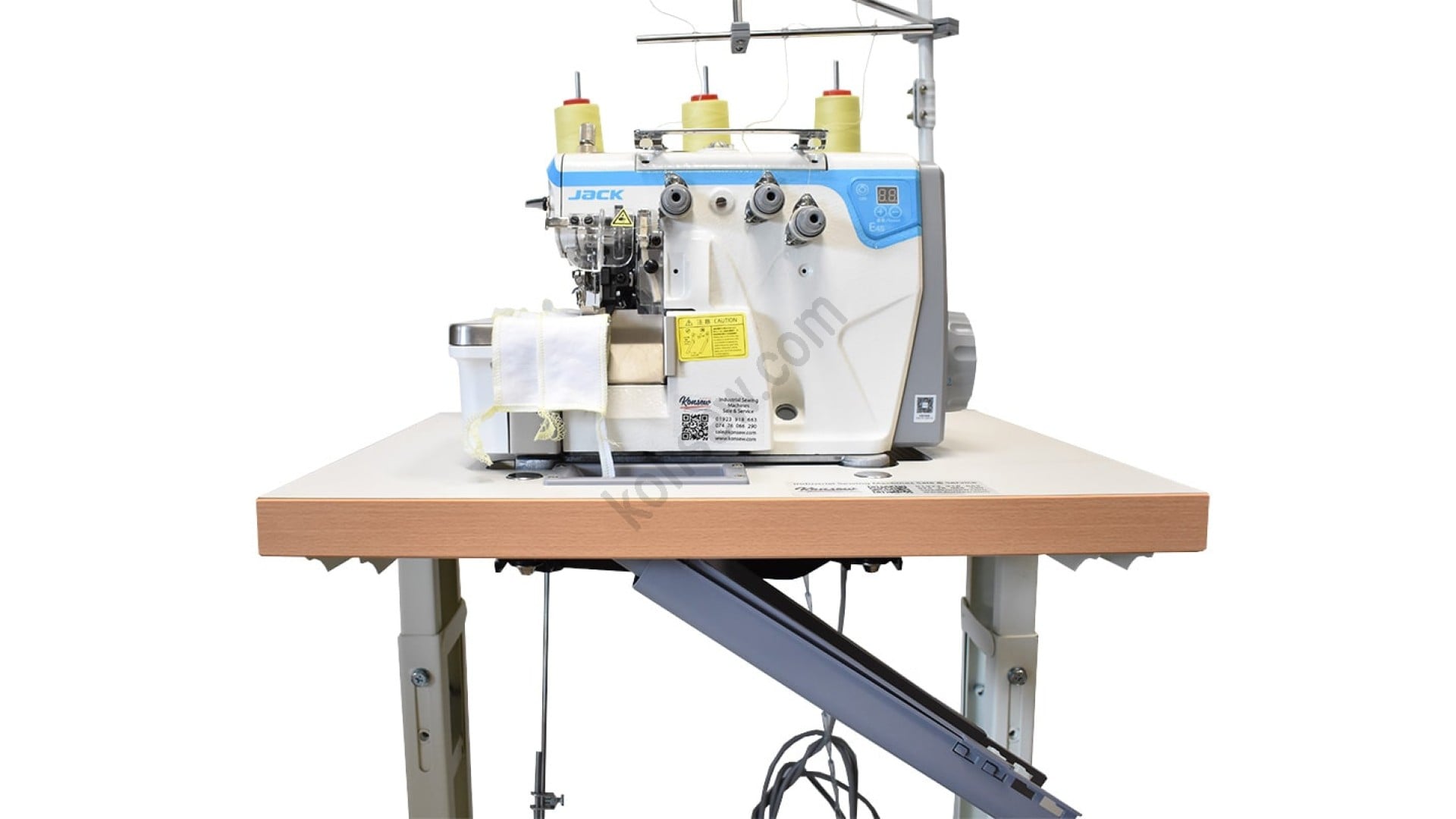 Buy JACK E4 3 Thread overlock sewing machine (Direct Drive) with small ...