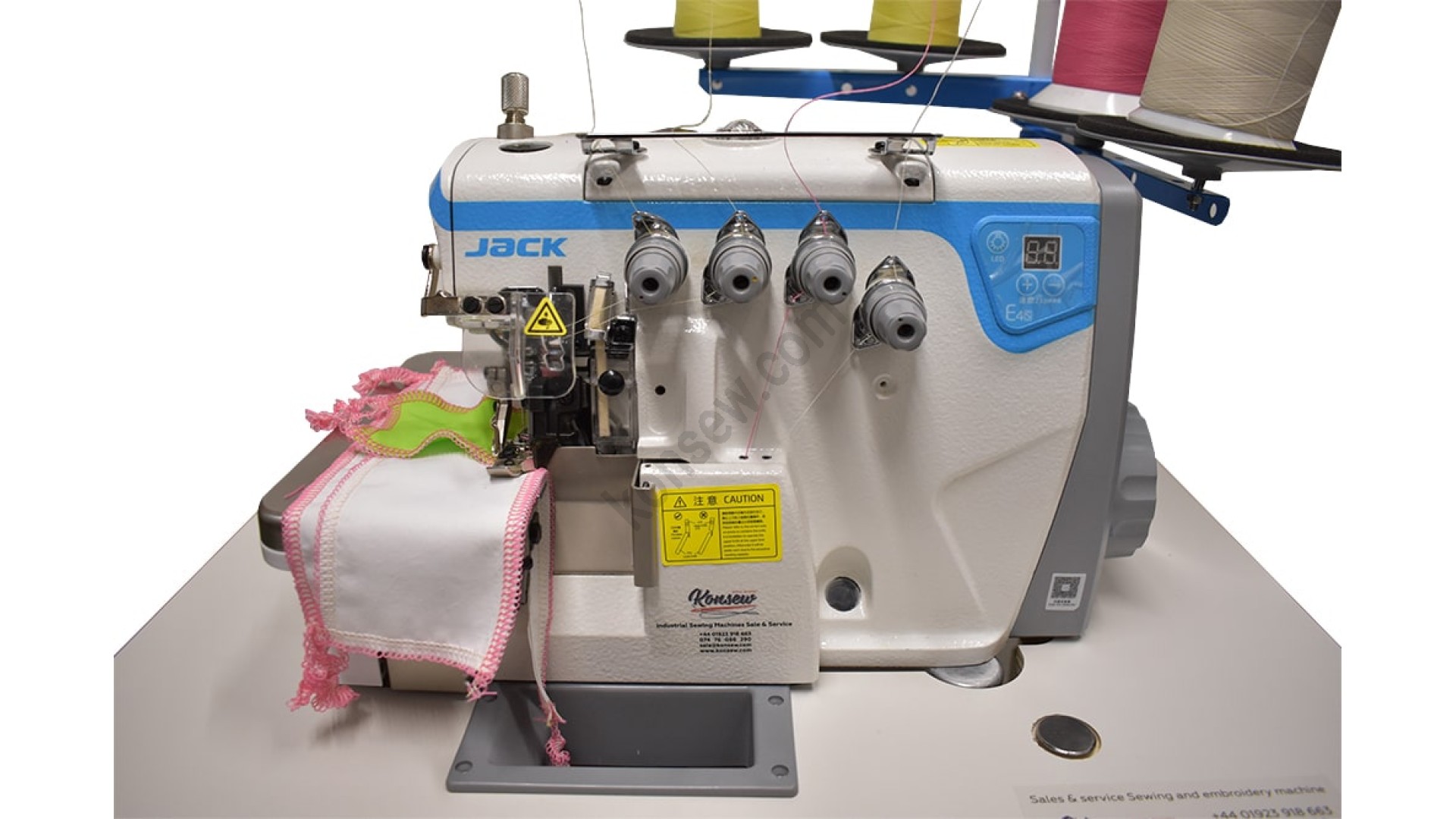 Buy JACK E4 4Thread Overlock (Direct Drive) Industrial Sewing Machine ...
