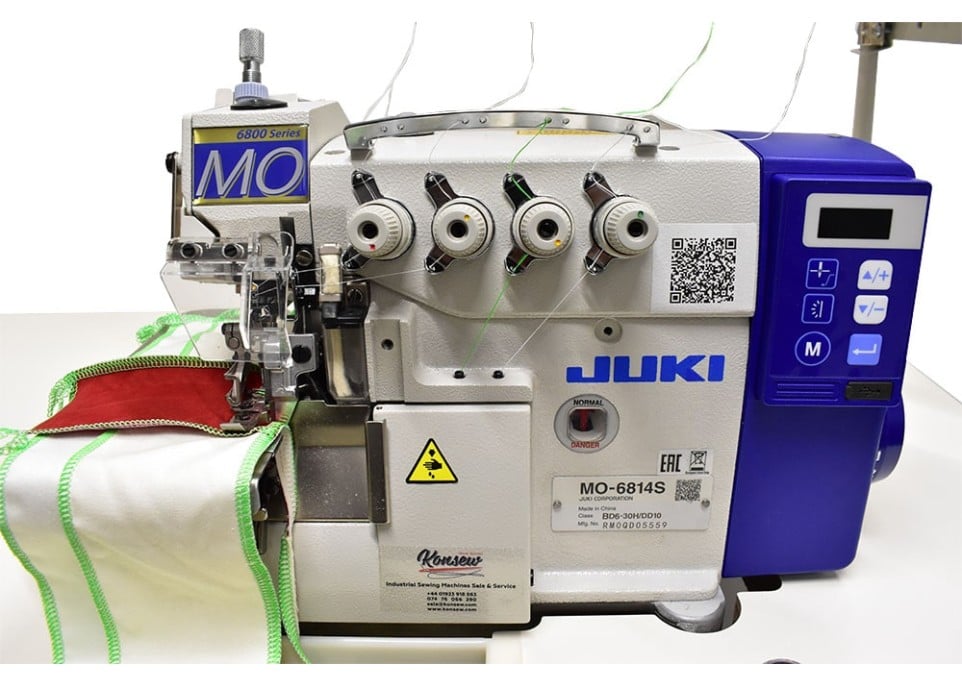 How to thread an industrial overlocker // How to Thread a 4-Thread ...