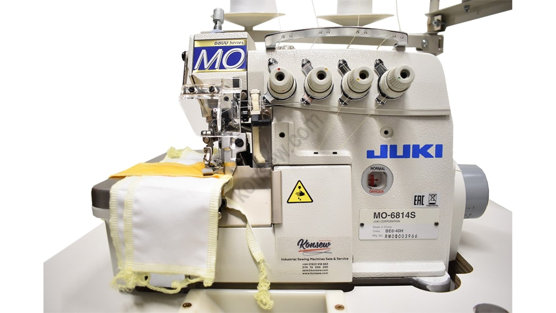 Buy JUKI MO-6814S 4 Thread industrial overlock machine with small (60cm ...