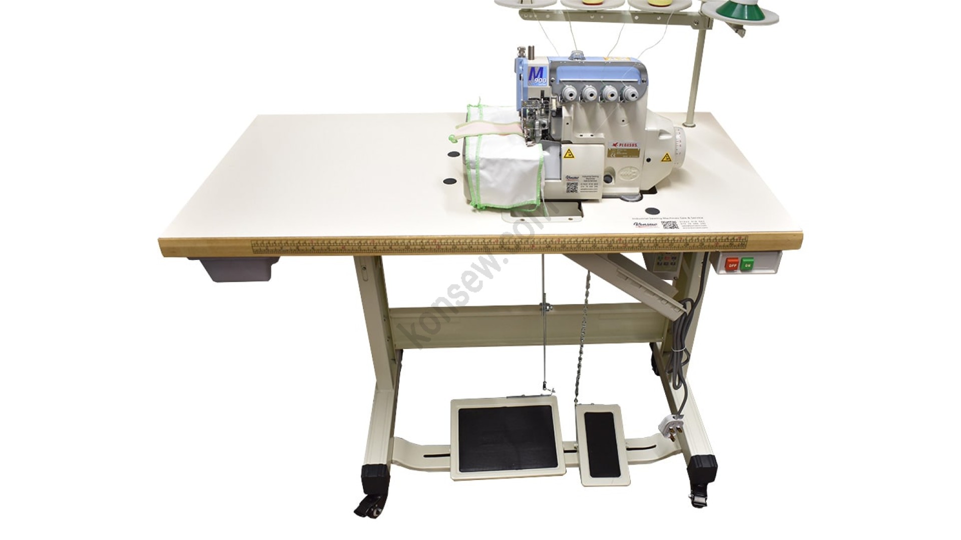 Buy Pegasus M952-52-2x4(/D222) 4 thread industrial overlock in UK Price ...