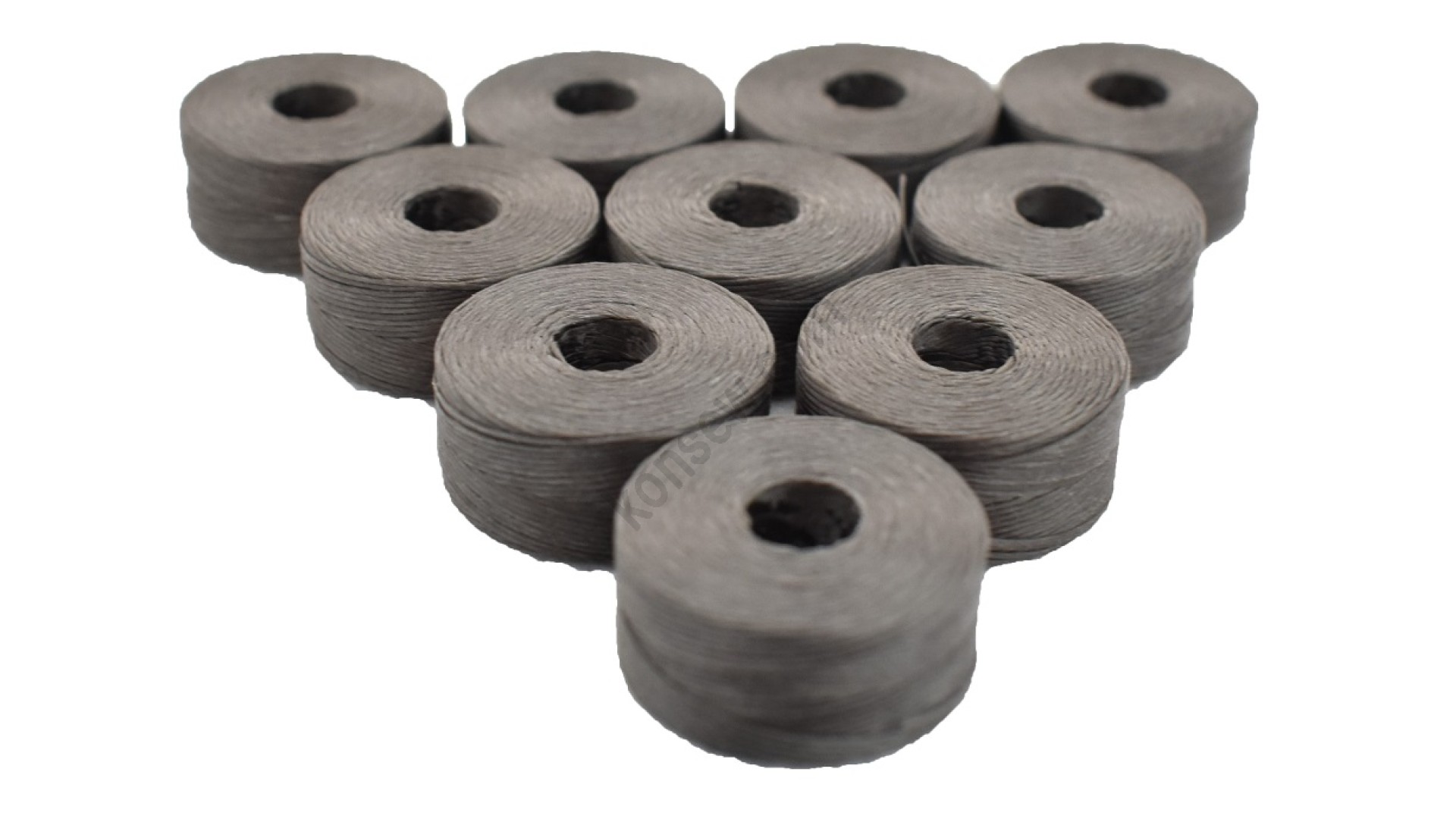 Buy Pre-wounded bobbins nylon thread size G Colour Grey NM40 in UK ...
