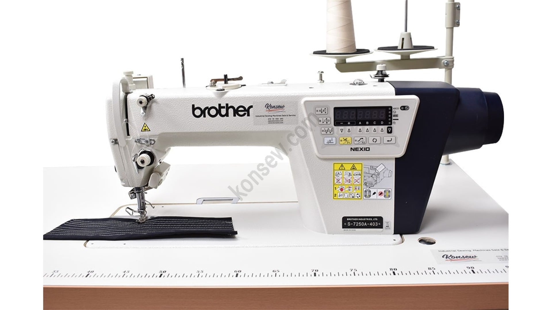 Buy Brother S-7250A Nexio Heavy Weight Lockstitch Industrial Sewing ...