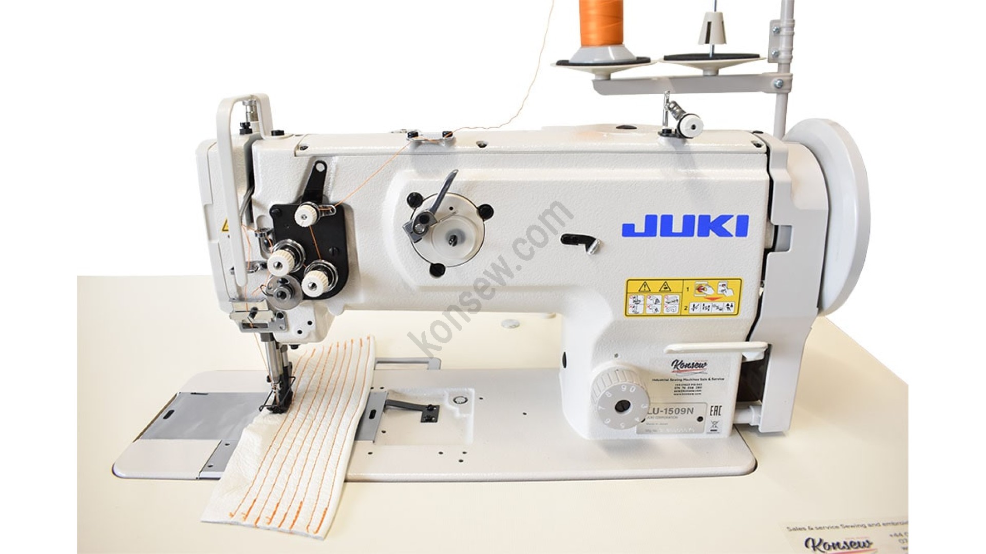Buy Juki LU-1509N walking foot needle feed heavy duty + energy saving ...
