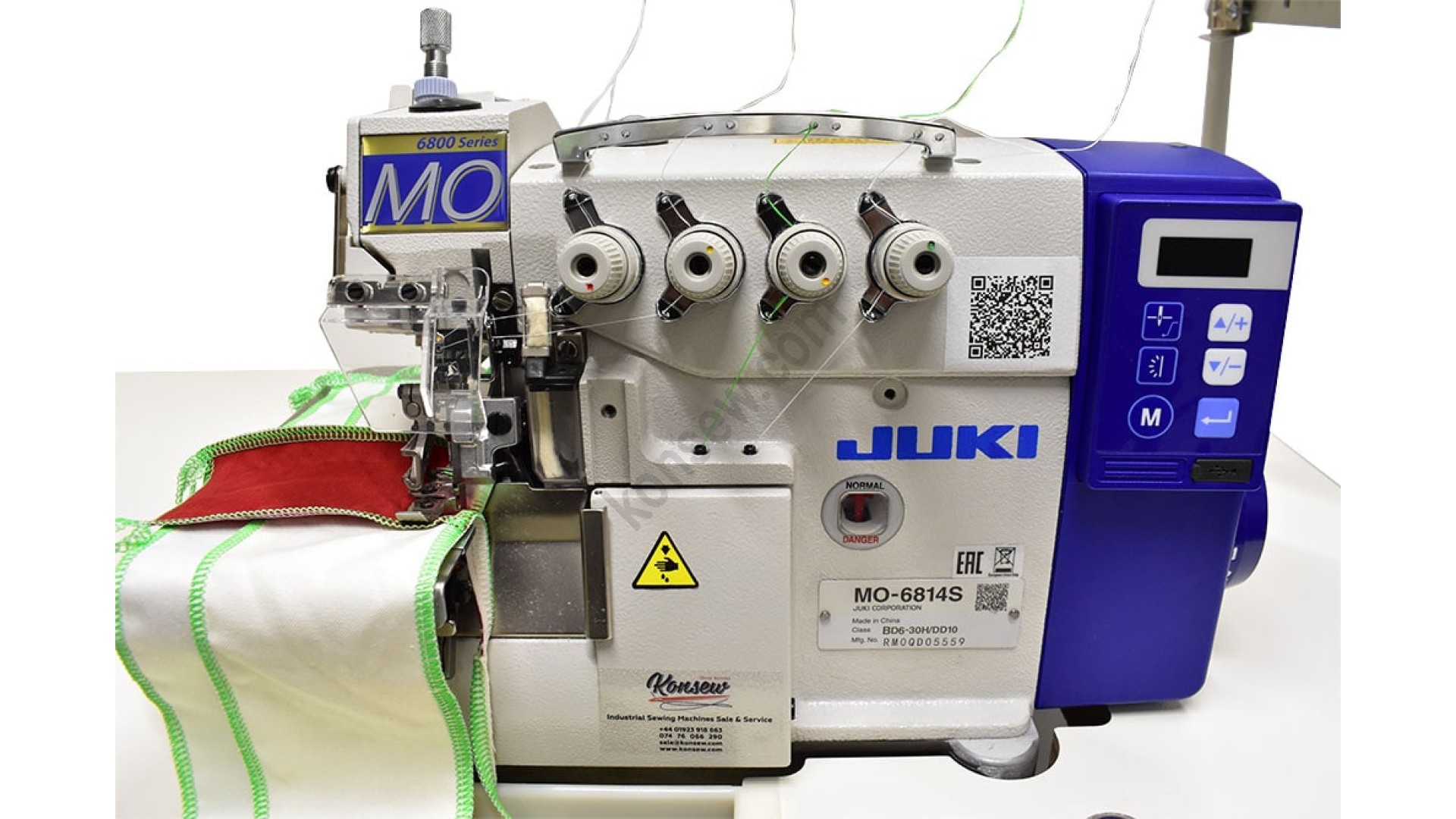 Buy JUKI MO6816SDD10N Safety stitching 5 thread industrial overlock ...