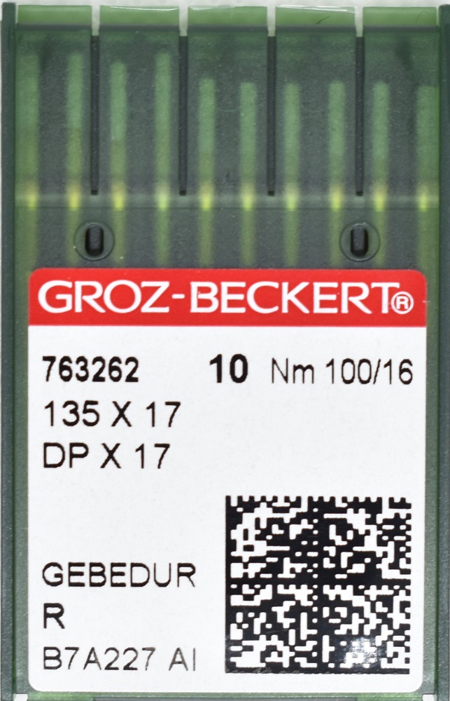 Buy GROZ BECKERT GEBEDUR titanium coated sewing needles DPX17 135X17 ...